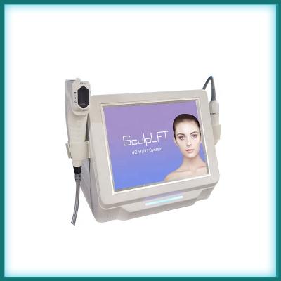China Skin Liftting HIFU Face Lift Machine Anti Puffiness Dual Handle With 10.4 Inch Touch Color Screen for sale