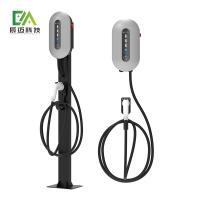 China LCD Display EV Wallbox Charger Station Three Phases AC400V Tesla Ev Charging Station for sale
