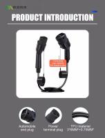 China Double Gun Head Eu Ac Ev Car Charging Cable 16A 32A 3.5Kw 7Kw Type 2 for sale