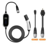 China 50A 240V 16ft NEMA 14-50P Mobile Ev Car Charger Portable Tesla Car Charger for sale