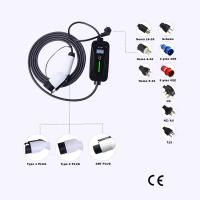China Level 110V 220V AC Type 1 16A EV Home Charger Portable For Electric Car Charging for sale