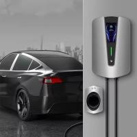 China 22KW AC EV Charging Pile Energy Metering Module Wall Mounted Car Charging Station for sale
