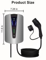 China 22KW AC EV Charging Pile Energy Metering Module Wall Mounted Car Charging Station for sale