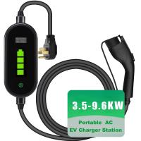 China 3.5KW 9.6KW Portable Electric Car Battery Charger 16A 40A EVSE Sae J1772 Type 1 for sale