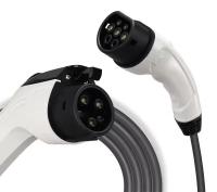 China 22KW 32A 3Phase Electric Vehicle EV Charging Plug Adapter Type 2 To Type 2 EV Cable for sale
