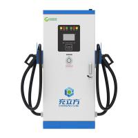 China 60KW 80KW 120KW 160KW Household / Commercial All-In-One Dual-Gun DC Electric Vehicle Charging Pile for sale