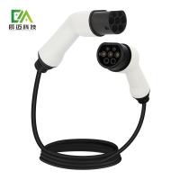 China 32A Three-Phase Adjustable Portable Electric Vehicle Charger CEE Plug 22KW for sale