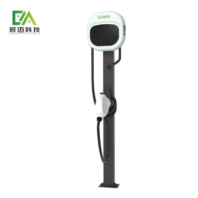 China Mckee New Column-Type Floor-Standing Single-Gun AC Charging Pile For Electric Vehicles for sale
