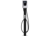 China 7KW 32A Silver Wall-Mounted Column Type Single-Gun Electric Vehicle AC Charging Pile for sale