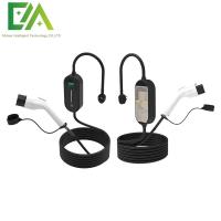 China Home Ev Car Accessories Mobile Type 2 Electric Car Ev Charger 32A 7Kw Level 2 Portable Charger for sale