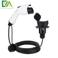 China Type 2 16A /250V Charging Plug Pile Dual Gun Charger Gun Head Car Charger Outdoor High-Power AC Charging Pile for sale