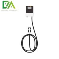China 7KW 11KW 22KW White Wall-Mounted Electric Vehicle Single Gun AC Charging Pile Household Portable Charger for sale