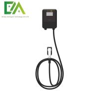 China 7KW 11KW 22KW Black Wall-Mounted Electric Vehicle Single Gun AC Charging Pile / Commercial Portable Charger for sale