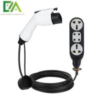 China Portable Discharge Gun Ev Portable Type2 Type1 Charger Cable 3.5kw 16A 5m For Home Appliance Outdoor Power Station for sale
