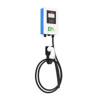 China 7KW 11KW 22KW 32A Blue And White Wall Mounted Electric Car Single Gun AC Charger For Home Use for sale