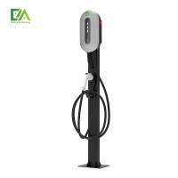 China Angel Series Silver Angel 7KW/11KW/22KW Vertical Electric Vehicle AC Charging Pile For Household Commercial Use for sale