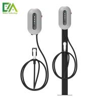 China Angel Series Silver Angel 7KW/11KW/22KW Wall-Mounted Vertical Electric Vehicle AC Charging Pile for sale