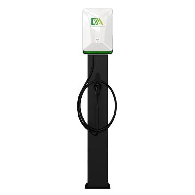 China 7KW 11KW 22KW  Column / Floor-Standing Single Gun  Electric Vehicle AC Charging Pile for sale