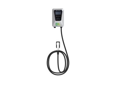 China European Standard EV Charging Accessories 7kw Screen 4g Connected Single Gun Ac Charger Station for sale