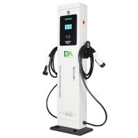 China AC Charger Wallmount 7kW 11kW 22kW AC EV Wallbox Charging Station CE Type-2 Socket Public Ocpp Electric Vehicle Charging Pile for sale