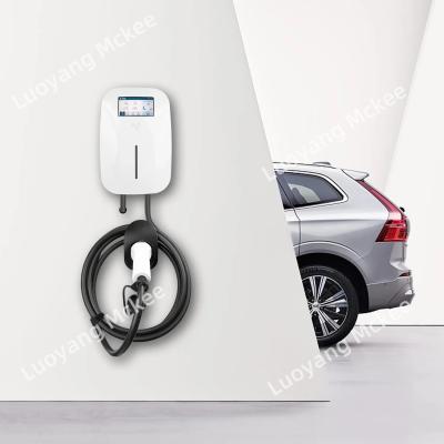 China Good Quality Manufacturers 7KW TYPE 1 Plug Wallbox Electric Vehicle Car Ev Charger 220V Ev Charging Station for sale