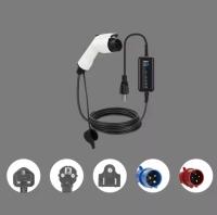 China Ev Portable 7kw Ac Ev Charger Mobile Evse Portable Charger Electric Charging Station Portable Electric Car Charger for sale