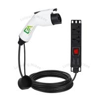 China Hot Sale AC 32A Electric Charger 7KW Portable Electric Charger Electric Vehicle Charger Type 1 J1772 With Free Carrying Bag for sale