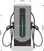 China DC Fast Charging Station Electric Charging Pile Electric Charging Station With RFID 4g Commercial for sale