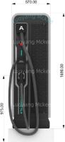 China DC Fast Charging Station Electric Charging Pile Electric Charging Station With RFID 4g Commercial for sale