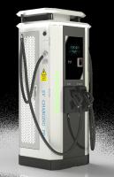 China DC 120kW CCS2 Two-Gun EV Charger Station Floor-Mounted RFID Function 400V Input Voltage IP54 Class Chademo  Available for sale