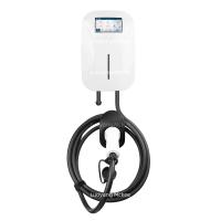 China Wholesale Wall Mounted Coloful 7kw Single Phase AC Charging Pile With Pole For Energy Car Charging Electric Vehicle Charging for sale