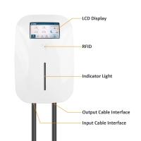 China New Arrival OCPP APP Control Passed CE Certificate 230V/380V 32A 7KW 11KW 22KW Type 2 AC EV Charger With DLB Function for sale