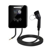 China 7kW Wall-Mounted AC EV Charger Type 2 Socket IP65 RFID Smart APP Control For Home / Commercial for sale