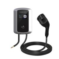 China Commercial AC Charger 7KW EV Type 2 EV Car 14KW Intelligent Voice-Controlled Charger IP55 Safe EV Charger AC With Load Balance for sale