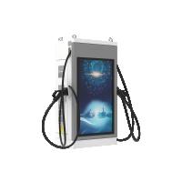 China 7-inch high-brightness colour touchscreen 160KW DC fast charger for electric vehicle charging stations, dual charging guns for sale