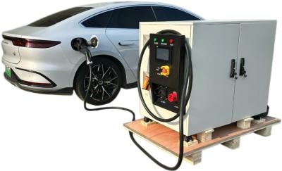 China Maxpower 60kW Rated Power 65kWH Capacity IP55 Protection Mobile EV Charger Portable Charging Station for sale