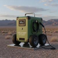 China 60kW Mobile EV Charger with IP54 Protection and 26kWH Capacity for Emergency Portable EV Charging for sale