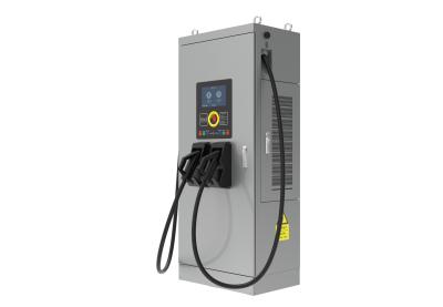 China 80KW Outdoor DC Fast Charger with Dual Connectors and IP54 Protection for Electric Vehicles for sale
