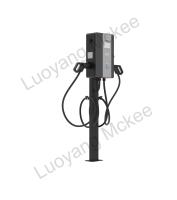 China 14kW AC EV Charger with Dual Guns, Commercial-Grade, 4.3-inch High-Brightness Color Touch Screen, Multiple Safety Protections for sale