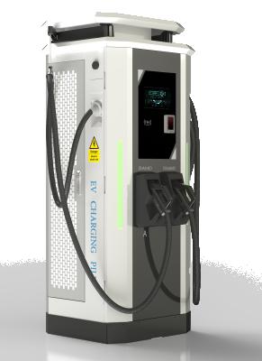 China The 80kW DC fast charger for new energy vehicles delivers efficient, rapid charging. It is fitted with dual swing-arm connectors and a 7-inch high-brightness color screen for user-friendly operation. for sale