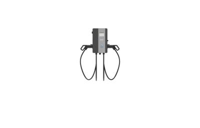 China 44kW Dual-Gun Wall-Mounted EV Charger: Intelligent Power Distribution for Cost Reduction & Higher Efficiency for sale