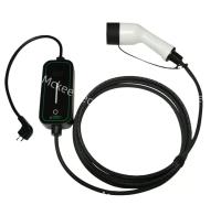 China 3.5kW 16A Adjustable Type 2 Portable EV Charger with LCD Display for sale