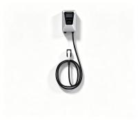 China 32A 7KW Silver Single Port EV AC Charging Station Wall Column Type for sale