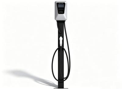China 7kW Outdoor AC EV Charger IP55 32A Wide Temperature 4.3 Inch Touch Screen Dual Mount for sale