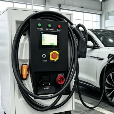China Multi‑Protocol Mobile Energy Storage Charging Station 65kWh 80kW CCS1 CCS2 CHAdeMO GBT Tesla Compatible Portable EV Charger for sale