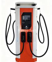 China 60kW Dual Gun DC Fast EV Charger with IP54 Weatherproof Protection for Commercial Use for sale