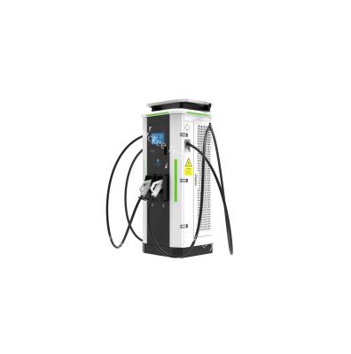 China 80kW EV Charger with Retractable Movable Swing Arm, Anti-Pull & Anti-Wear Cable Design for sale