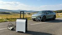 China 5kWh Trolley Mobile Energy Storage Power Bank Max 92% Inverter Efficiency 39kg Net Weight 48‑57.6V Operating Voltage Solar Compatible Off Grid for EV Charging Commercial Outdoor Deployment for sale