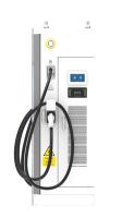 China Multifunctional Commercial DC EV Charger With 55‑inch Advertising LCD IP54 Air‑Cooled OCPP1.6J 240kW for Parking Station Highway Fleet Operation for sale