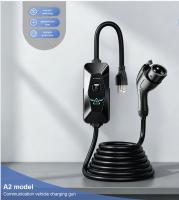 China 9.6KW A2 AC Portable Car Charger Type1 6A‑40A 85V‑265V Input 1.68 Inch LCD Display IP54 Protection UL94 V0 Flame Retardant EV Charger for sale